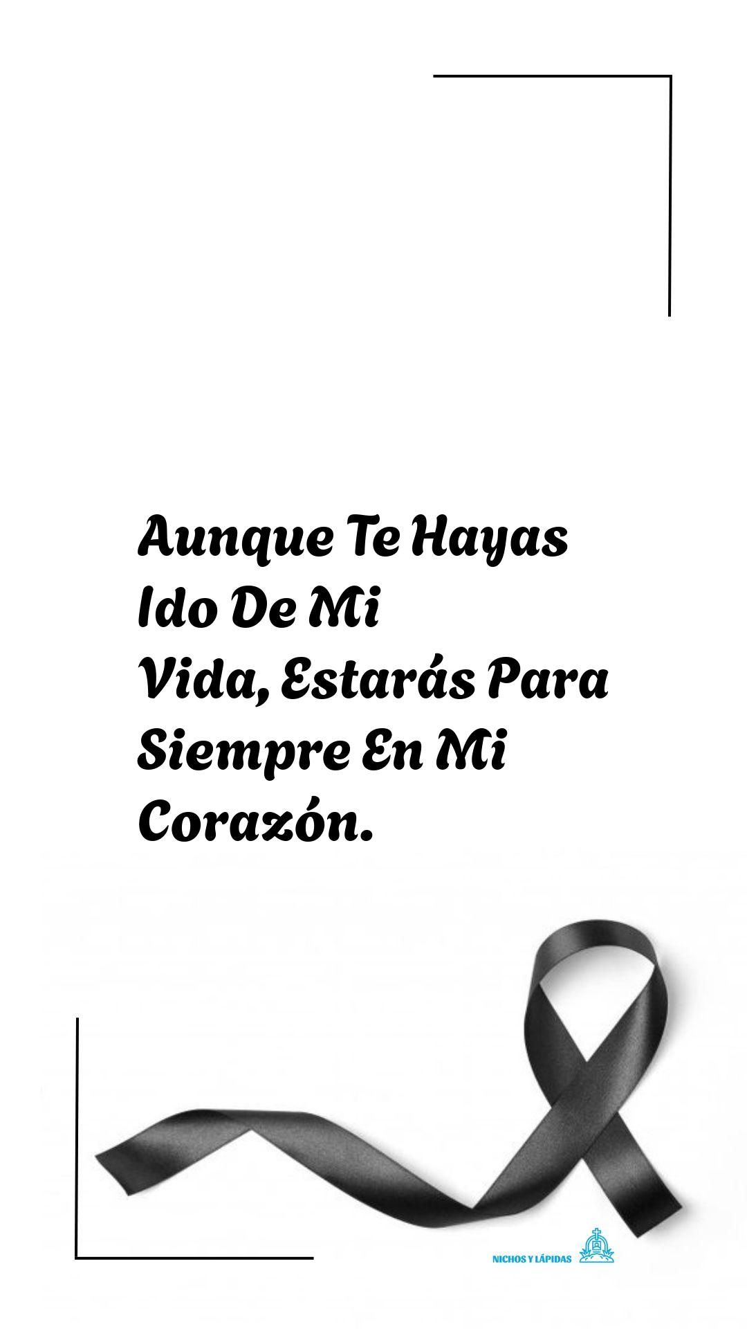 Aunque Te Hayas Ido De Mi Vida, Estarás Para Siempre En Mi Corazón. - 2025