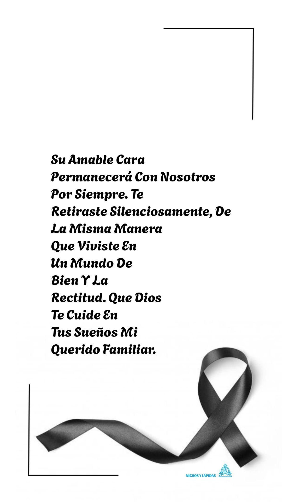 Su Amable Cara Permanecerá Con Nosotros Por Siempre. Te Retiraste ...