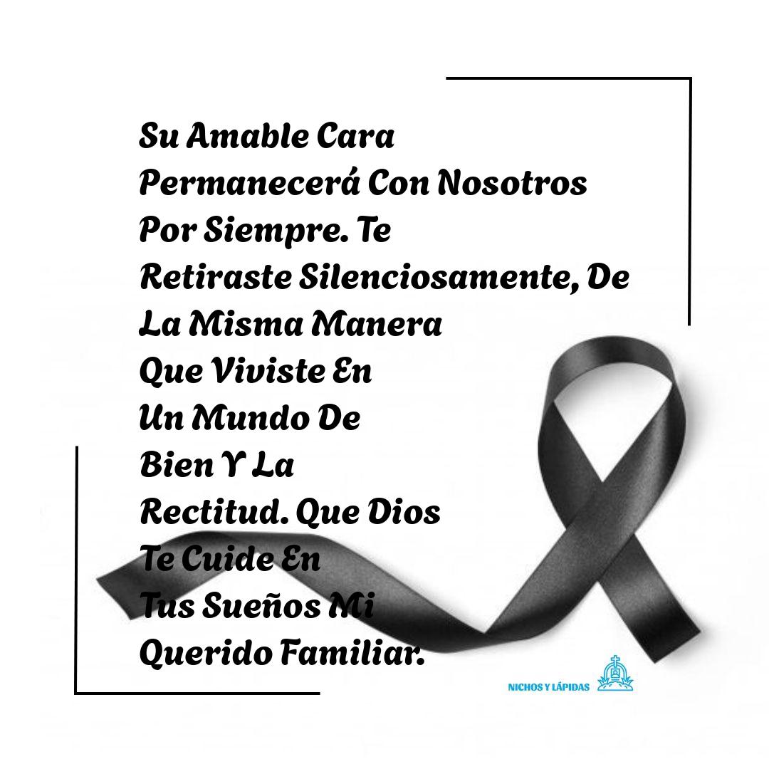 Su Amable Cara Permanecerá Con Nosotros Por Siempre. Te Retiraste ...