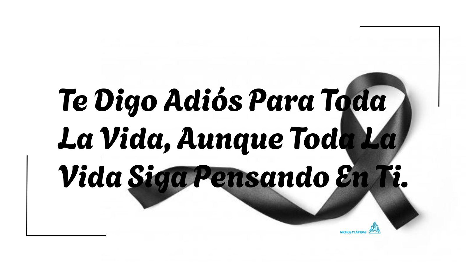 Te Digo Adiós Para Toda La Vida, Aunque Toda La Vida Siga Pensando En ...